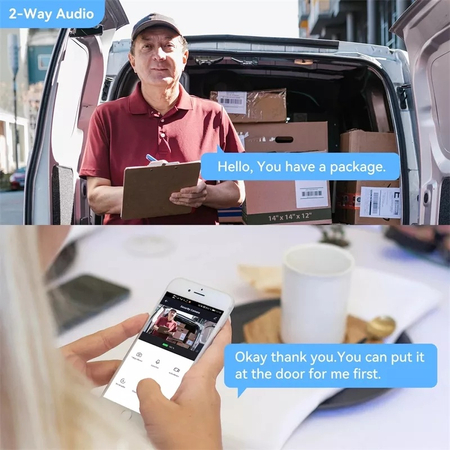 Видеоглазок WiFi R9 с выходом к интернет, WiFi Smart Doorball peephole