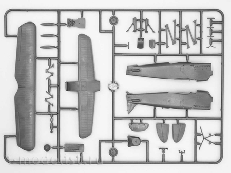 Сборная модель самолета Kawasaki Ki-10 (ICM, 1:72)