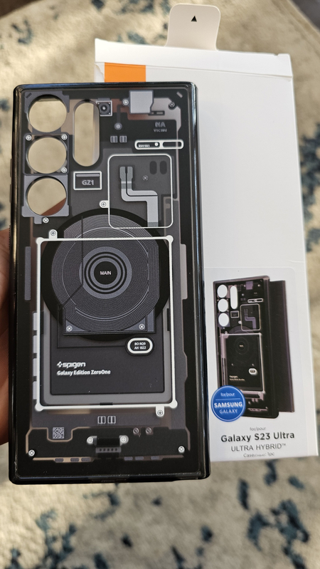 Чехол Spigen Ultra Hybrid для Samsung S23 Ultra  (ACS05620)