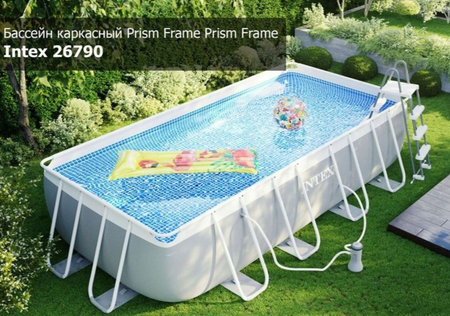 Каркасный бассейн Intex 400x200x100 доставка бесплатно в Ташкенте