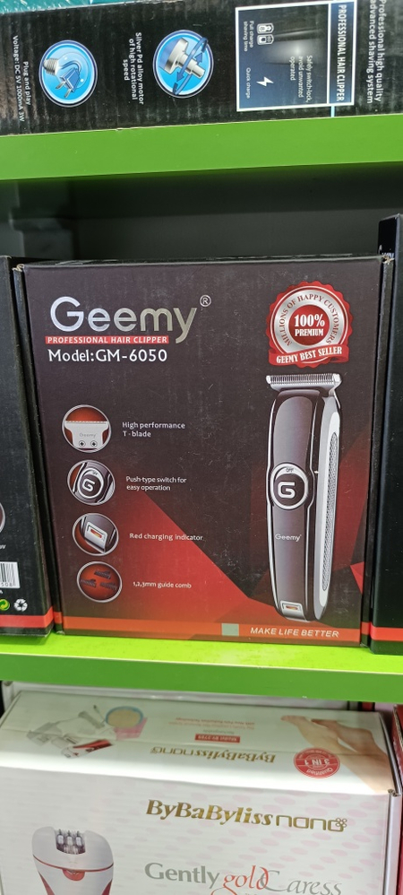 Geemy GM-6050 Профессиональный триммер для волос и бороды