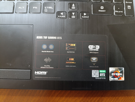 Продается Asus Tuf Gaming A15