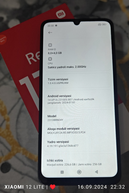 Redmi 13C б/у холати идеал 1ой боган олинганига йенгидек