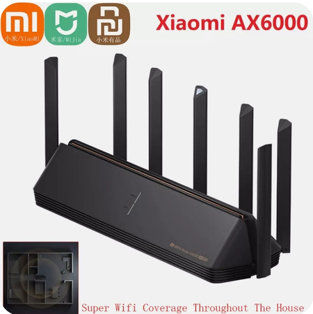 Xiaomi ax6000 router.доставка бепул.wifi роутер.мр