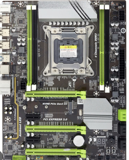 Материнская плата x79 +ОЗУ 16Гб + Проц xeon E5-2689 8ядер