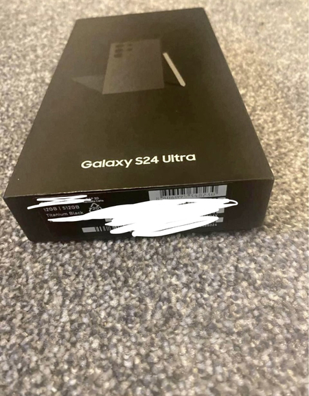 Samsung S24 ultra 12/512gb Titanium Black
