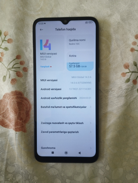 Redmi 10c 128 gb