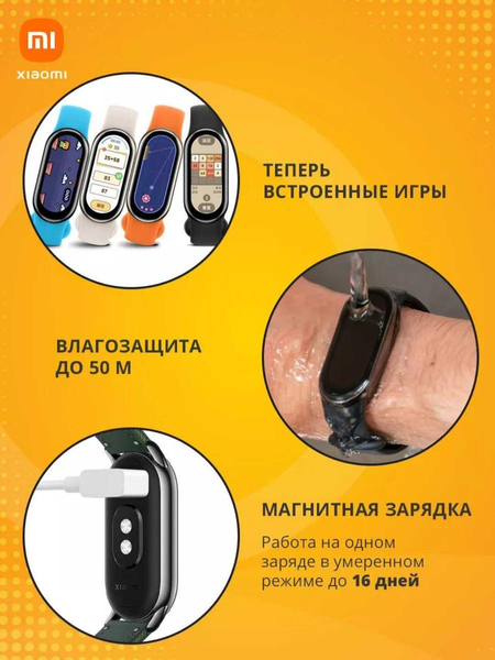 Умные часы от бренда Xiaomi Smart Band 8