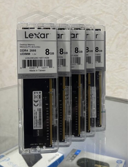 Lexar ram  dd4  32 (8 gb x4)  3200 udiim
