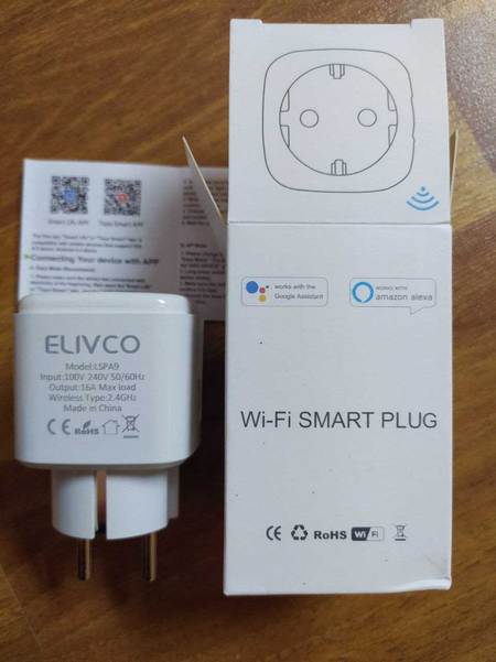 Умная розетка с таймером  через Wi-Fi   для техники и умного дома