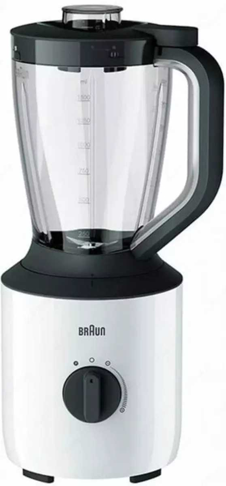 Стационарный блендер Braun JB3150WH объем кувшина 1.5 литра.