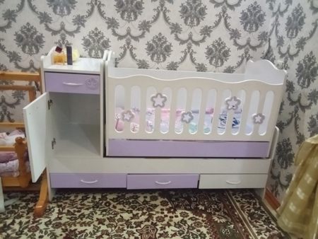 Детский  кроватка  ва пашша хона сотилади