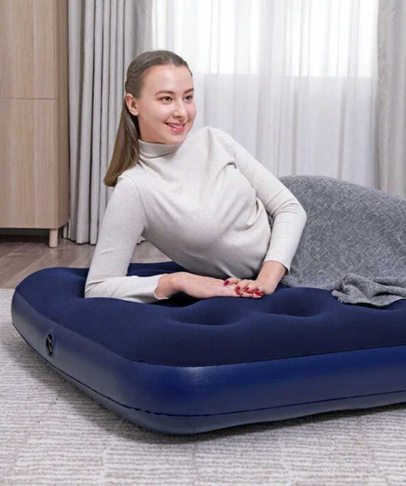 Матрас надувной Intex-191х99х25 см. насос подушка и доставка бесплатно