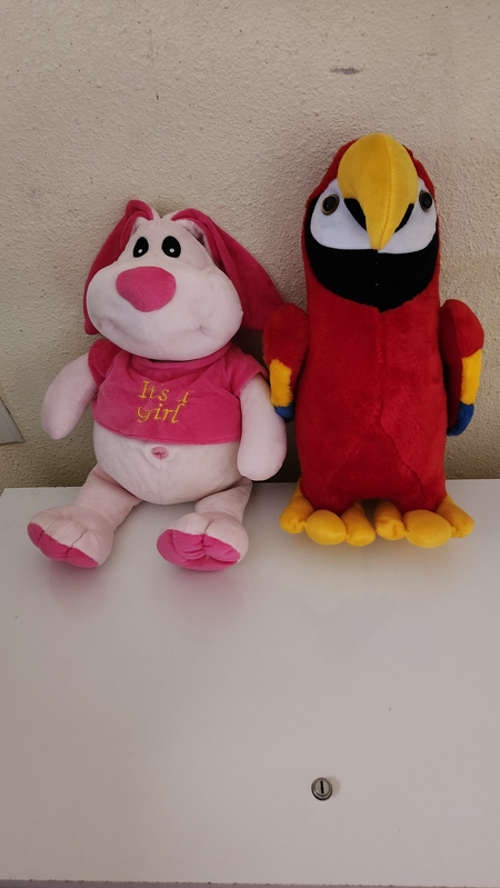 Игрушки мягкие и медведь Тедди