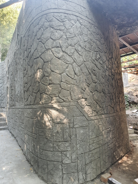 Нарезка, камень, скалы, водопад, валуны, арки, колонны
