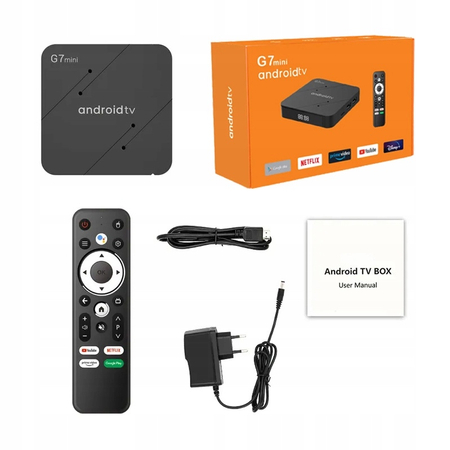 Android tv G7 2/16 с голосовым пультом