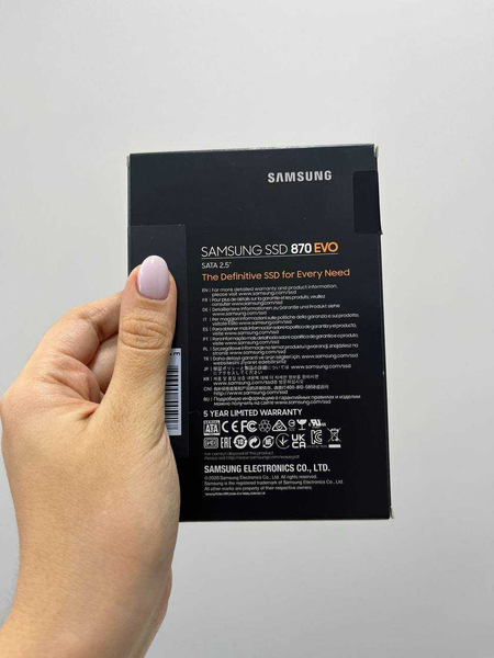Новые диски Samsung SSD 870 EVO 1TB