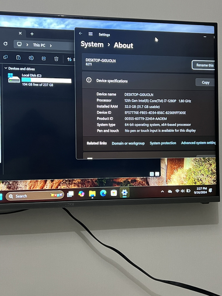 экран разбит полностью рабочий lenovo slim 9 core i7 1280p ddr5 32gb