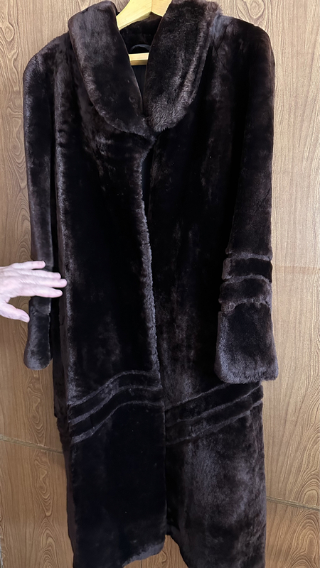 Мутоновая шуба б/к