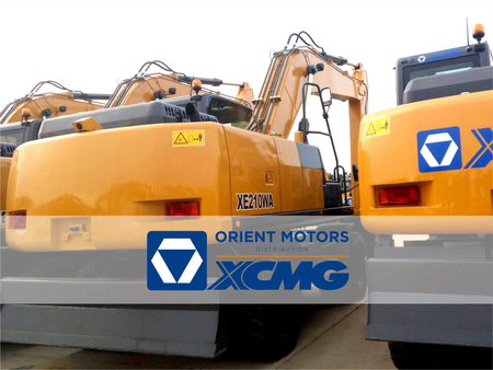 Тайёр!!!  Экскаватор колесный XCMG XE210WA - 1м3