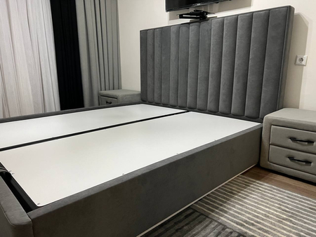 Кровать. с мягкими бортами и изголовьем в наличии Nur Matras