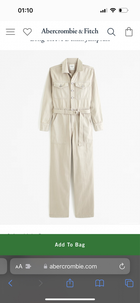 Новый комбинезон от abercrombie & fitch