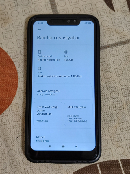 Redmi Note 6 pro