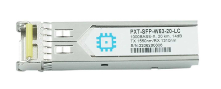 Модуль SFP WDM, дальность до 20км (14dB), LC Simplex, 1550нм