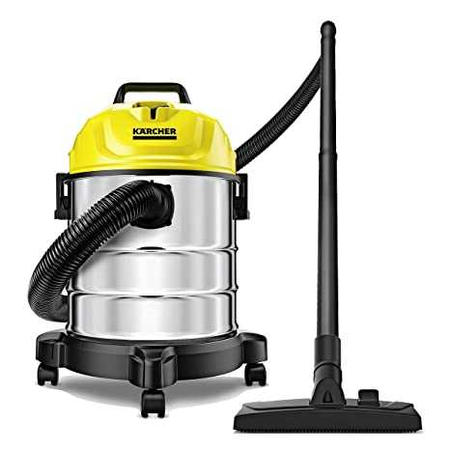 Универсальный пылесос от Karcher с баком 18 литров из нержавейки.