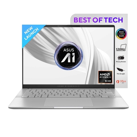 Laptop Asus Vivobook S 14 OLED AMD Ryzen AI 9 HX 370 32GB/1TB