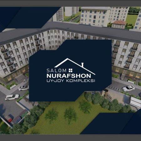 Navastroyka uy Nurafshon Cityda Yangi blok sotuvda!!! 1xona 45.8m²