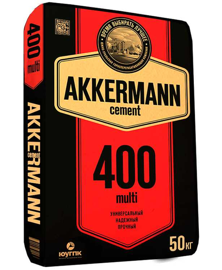 Sement M400, M500 50kg AKKERMANN | Цемент M400, M500 50kg AKKERMANN