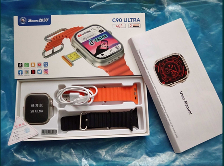 Smart Watch C90 Ultra sim kartali soat, Умные смарт часы с симкартой