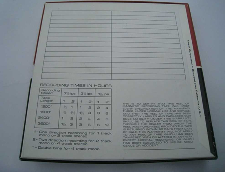 профессиональная магнитная лента AMPEX 651 (750 м).Новая