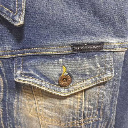 Dolce & Gabana джинсовая куртка со стразами 46-48-50р / Made in Italy