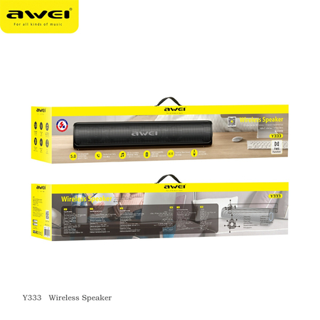 Портативный HiFi Музыка Супер Бас awei Y333