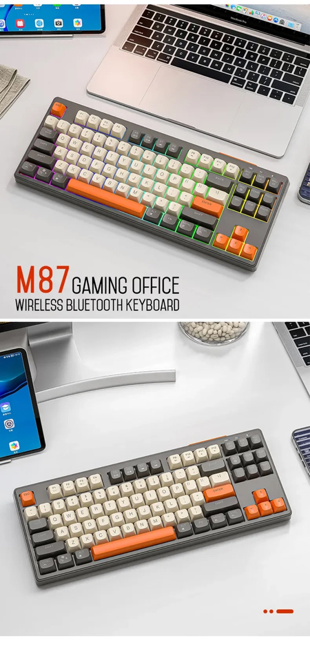 Мега скидка!! Оригинальная беспроводная игровая клавиатура M87 Wolf