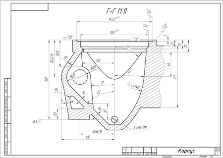 Barchan turdagi chizmalar AutoCAD