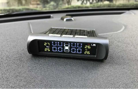 Система контроля давления в автомобильных шинах Solar Power USB TPMS