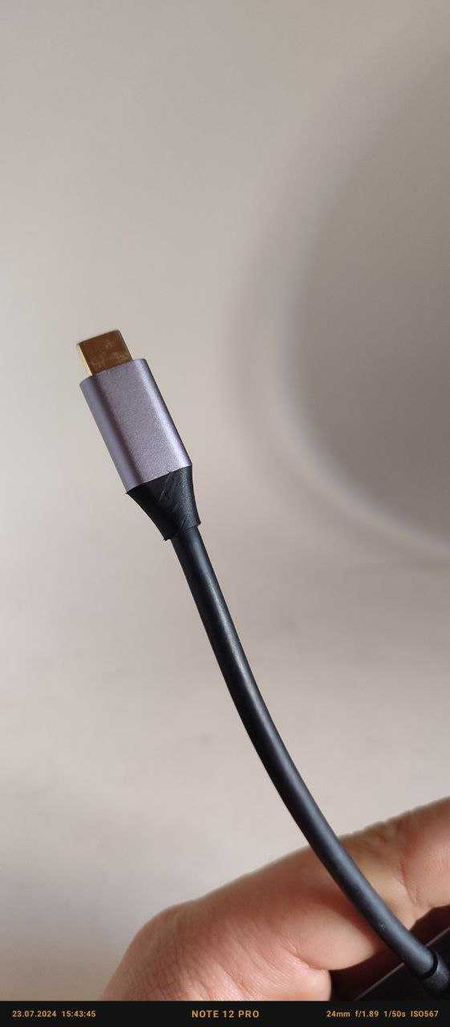 Type c hub, концентратор ,hdmi / Lan /usb 3.0/vga/aux