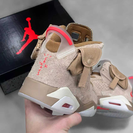 Nike Air Jordan 6 Retro Travis Scott British Khaki