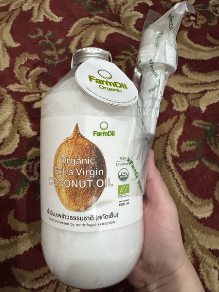 Кокосовая масло 100% Vegan Organic