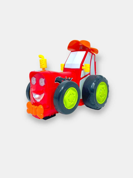 Siniy Traktor Crazy Car raqsga tushadigan traktor