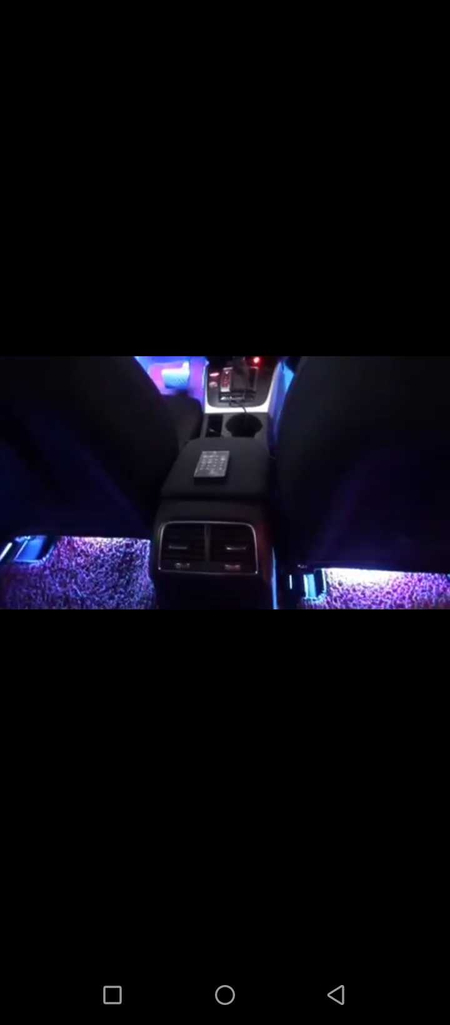 Mashina Atmosferinaya lampa. Salon qismi uchun lazeeni led lampalar