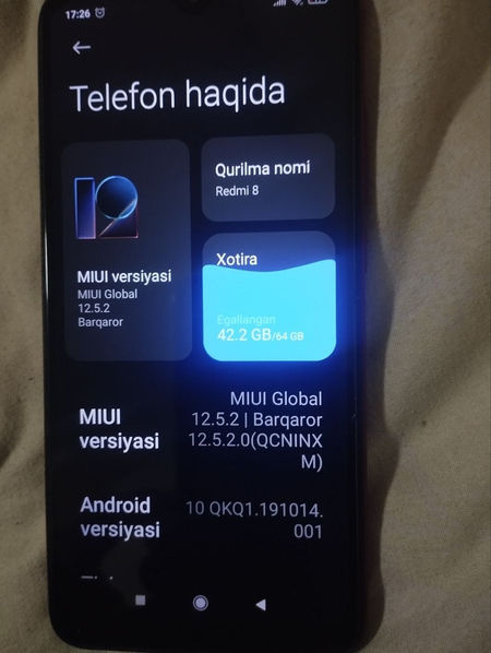 Redmi 8 sotiladi