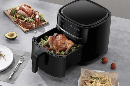 Аэрогриль смарт фритюрница Xiaomi Smart Air Fryer 6L Global (черный)