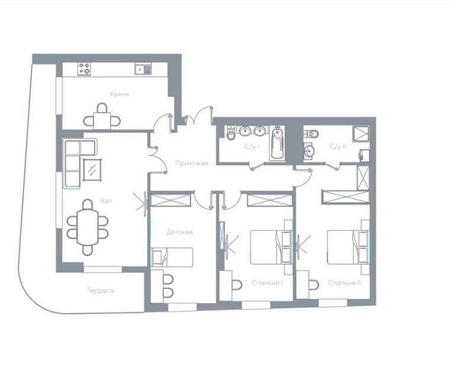 INFINITY Golden House 4/5/15/131м2 СРОЧНО Продам