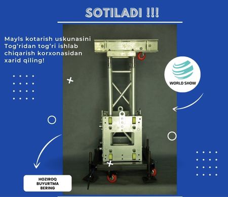 led erkran monitor podyum saxna alimin ferma sotamiz va arenda qo'yamz