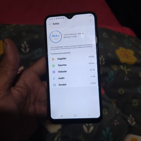 Samsung A10 sotilad