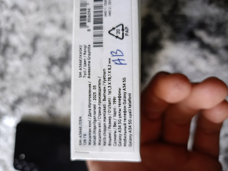 Samsung a34 5 G new